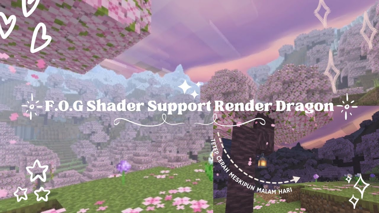 Best Shader for MCPE Render Dragon 💥 - YouTube