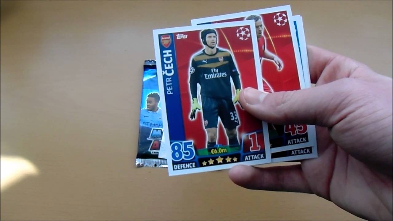 Match Attax 2015-16 Champions League packs With GBW !!! - YouTube
