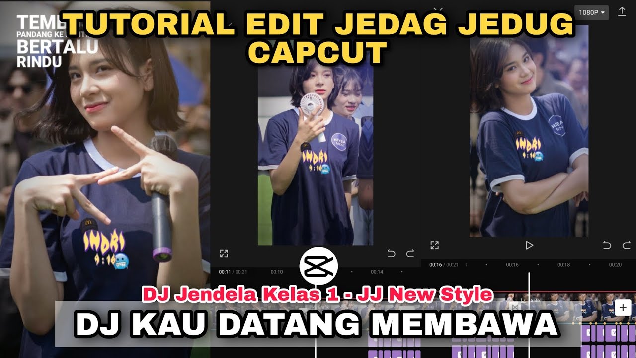 Tutorial Edit Jedag Jedug Capcut DJ KAU DATANG MEMBAWA - YouTube