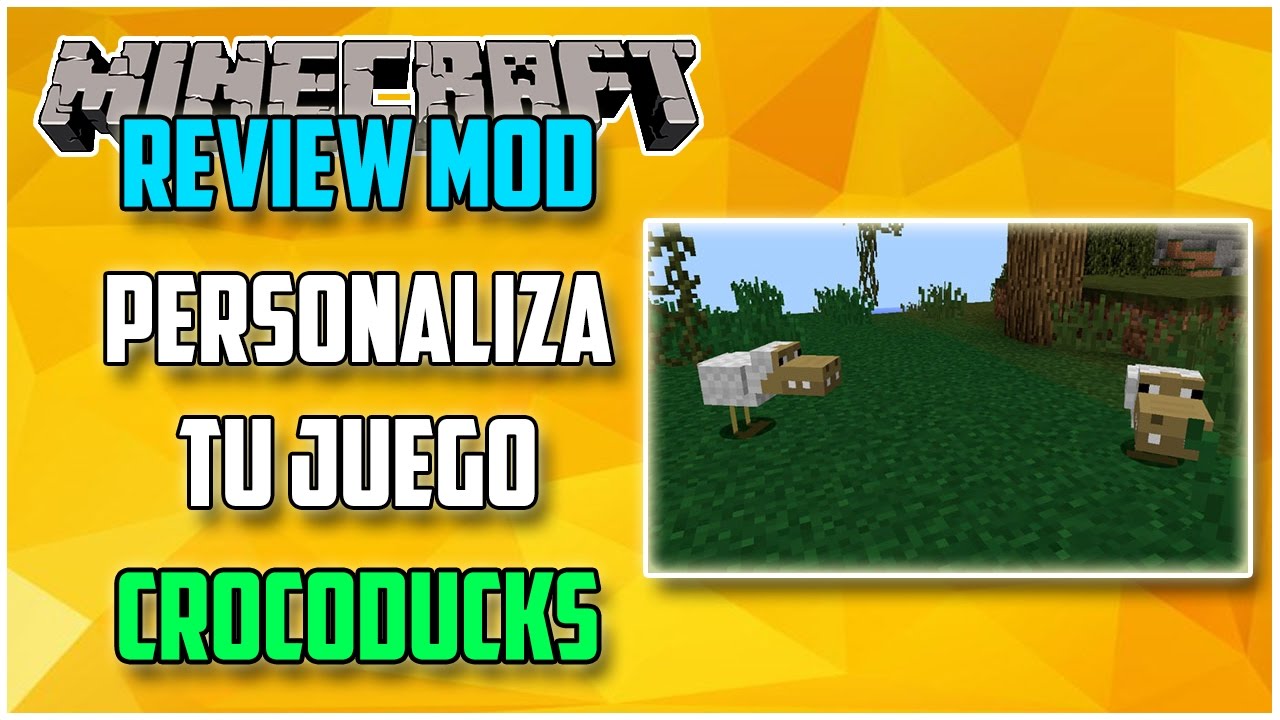 REVIEW !! CROCODUCKS - MOD Para MINECRAFT 1.11 - Personaliza Tu Juego ...