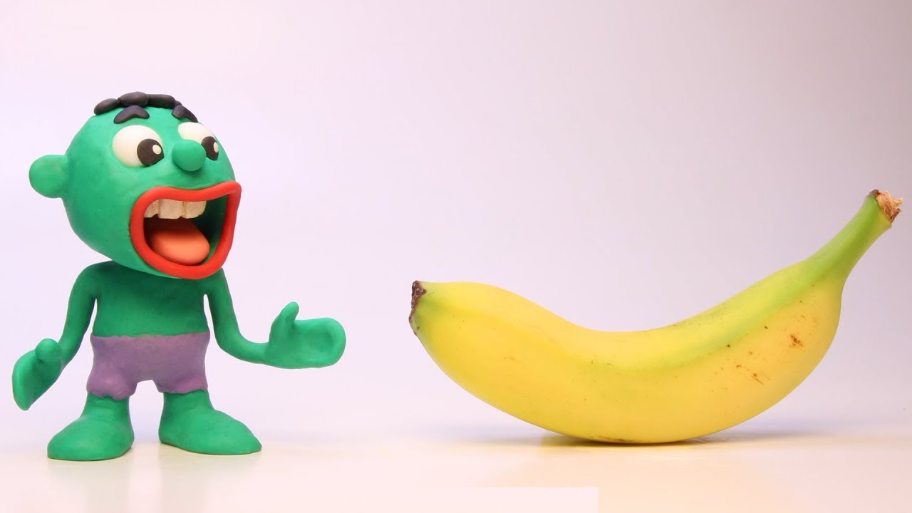 DibusYmas Baby Hulk learn colors 💕 Superhero Play Doh Stop motion ...