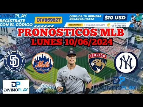 10/06/24 PRONÓSTICOS DEPORTIVOS #mlb #mlbpicks #nhl predicciones y ...