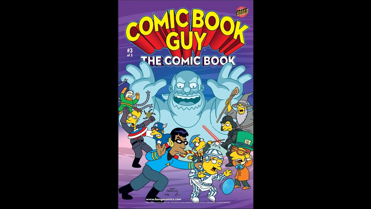 Comic Book Guy – The Comic Book #3 - YouTube