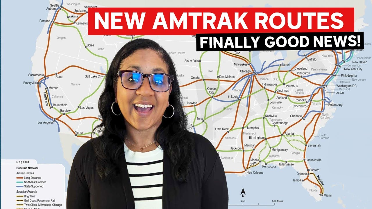 New Amtrak Routes And Map | Are They Coming To A City Near You - YouTube