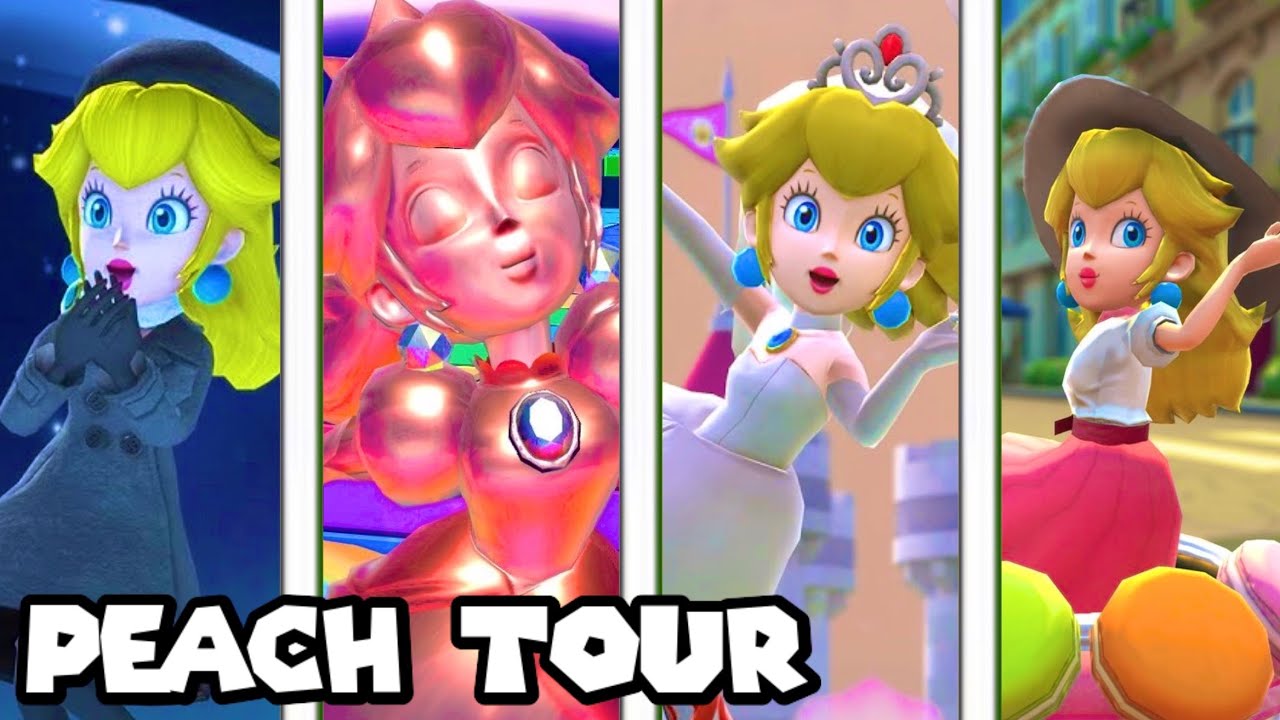 Peach Tour: All New Characters - Mario Kart Tour - YouTube