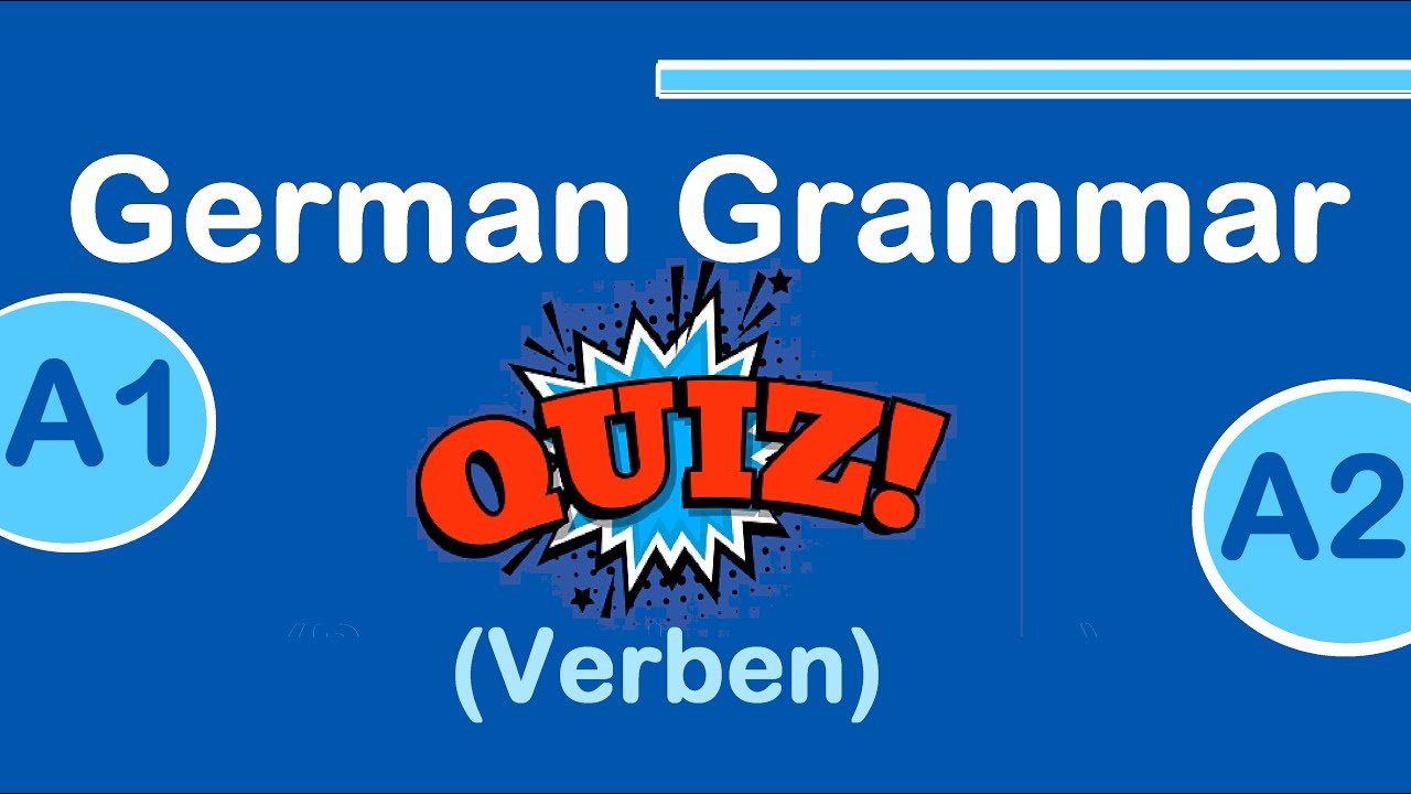 German Quiz | Verben | A1/A2 | Desi Learn German - YouTube
