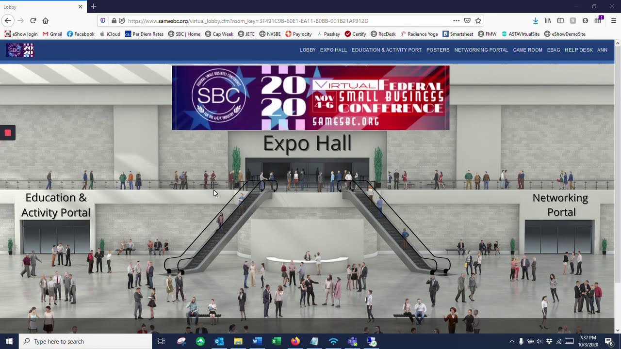 SAME 2020 Virtual SBC Exhibit Hall Sneak Peek - YouTube