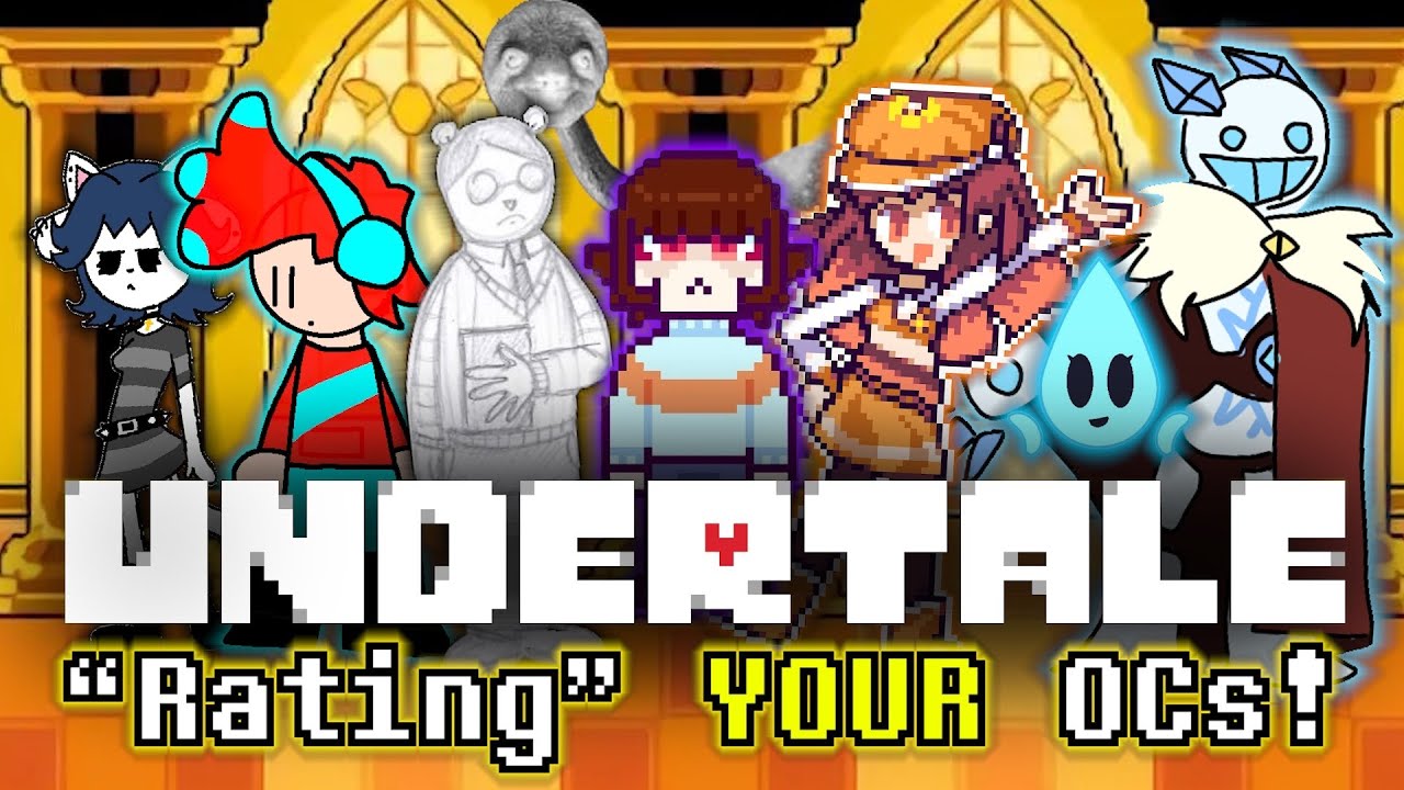 "Rating" My VIEWER'S Undertale OC's (Over 50 Characters!) - YouTube