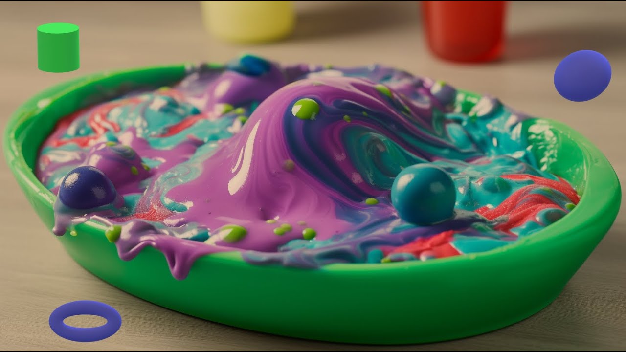 Amazing Colorful Slime Cutting ASMR Relax & Enjoy - YouTube