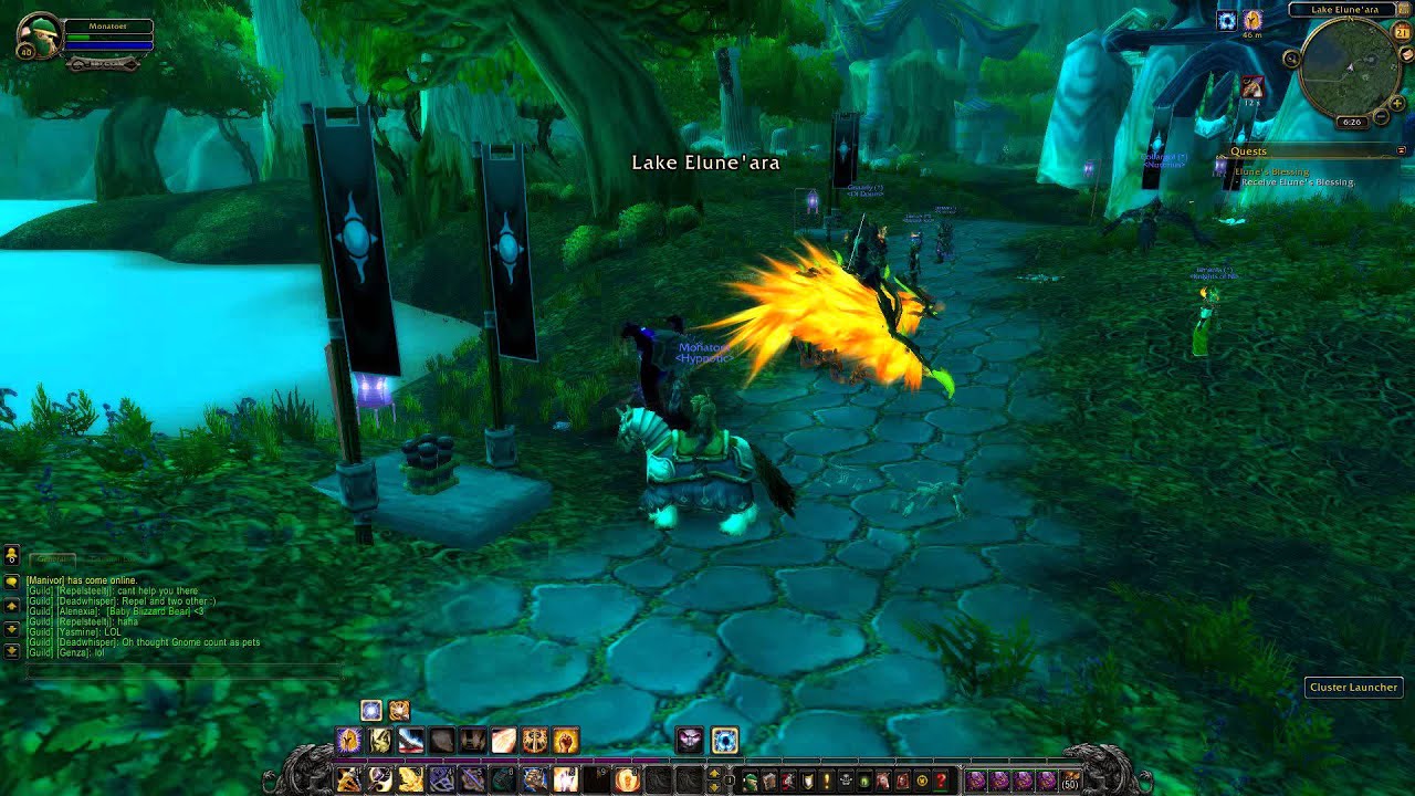 Lunar Festival, Quest 7 & achievement: Elune's Blessing (WoW, human ...