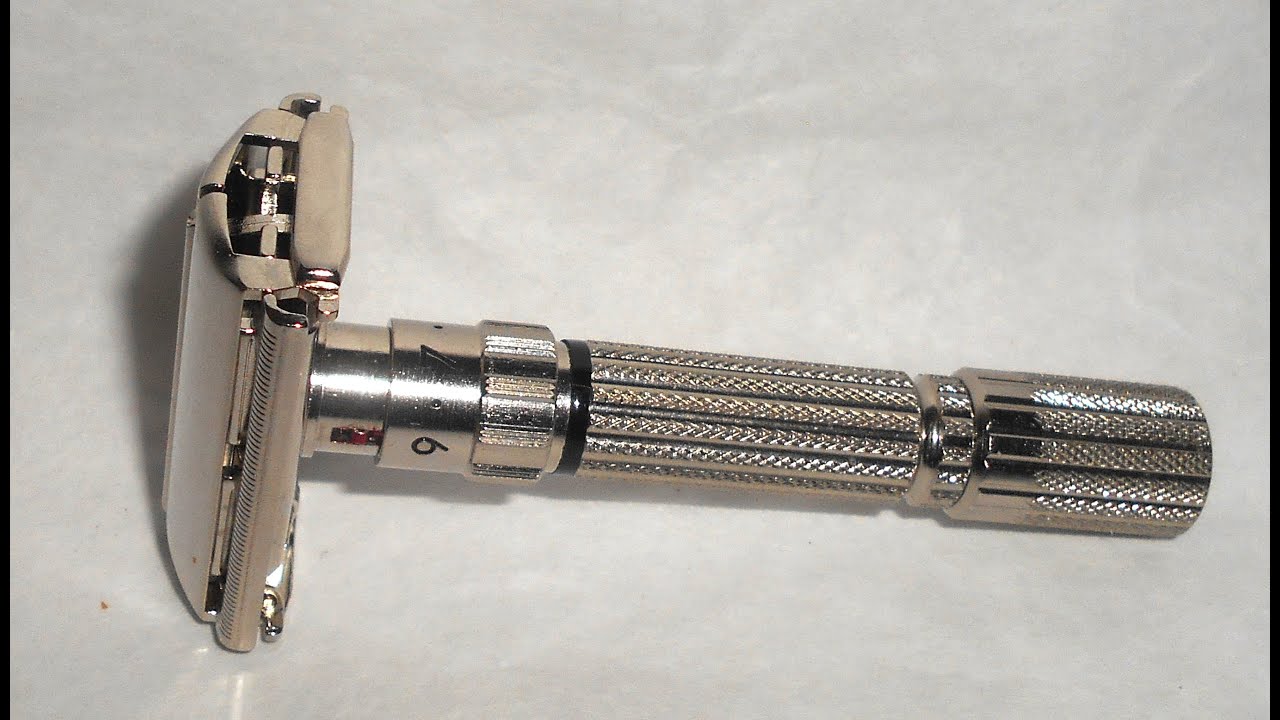 Gillette Fat Boy Razor 1958 TTO Adjustable Replated Mirror Nickel D4–27 ...