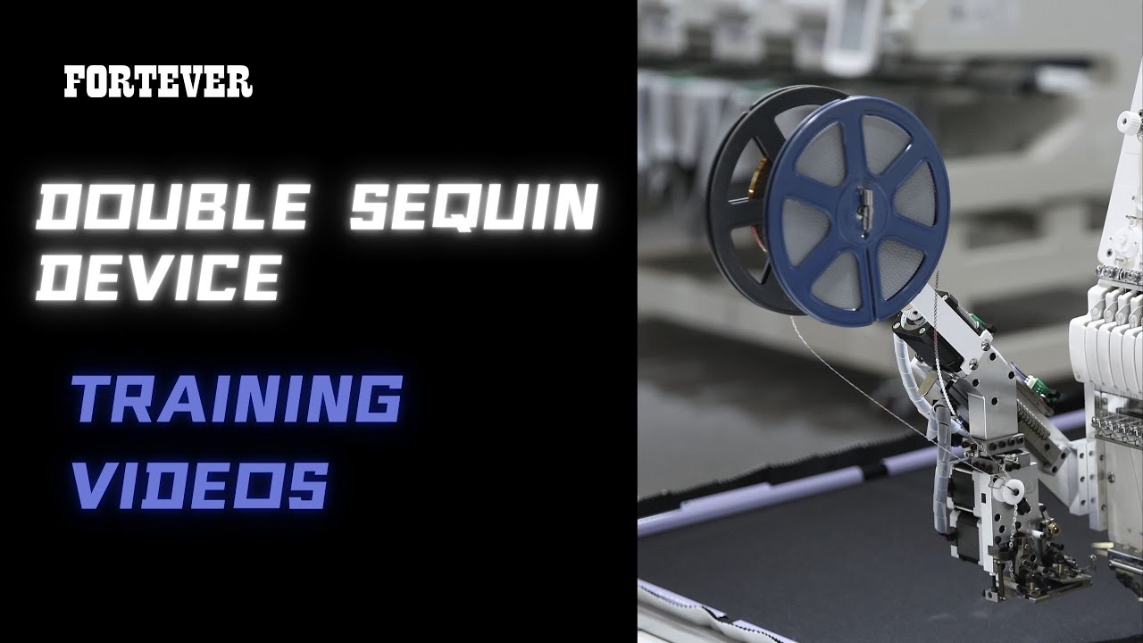 Introduction of double sequin device - YouTube