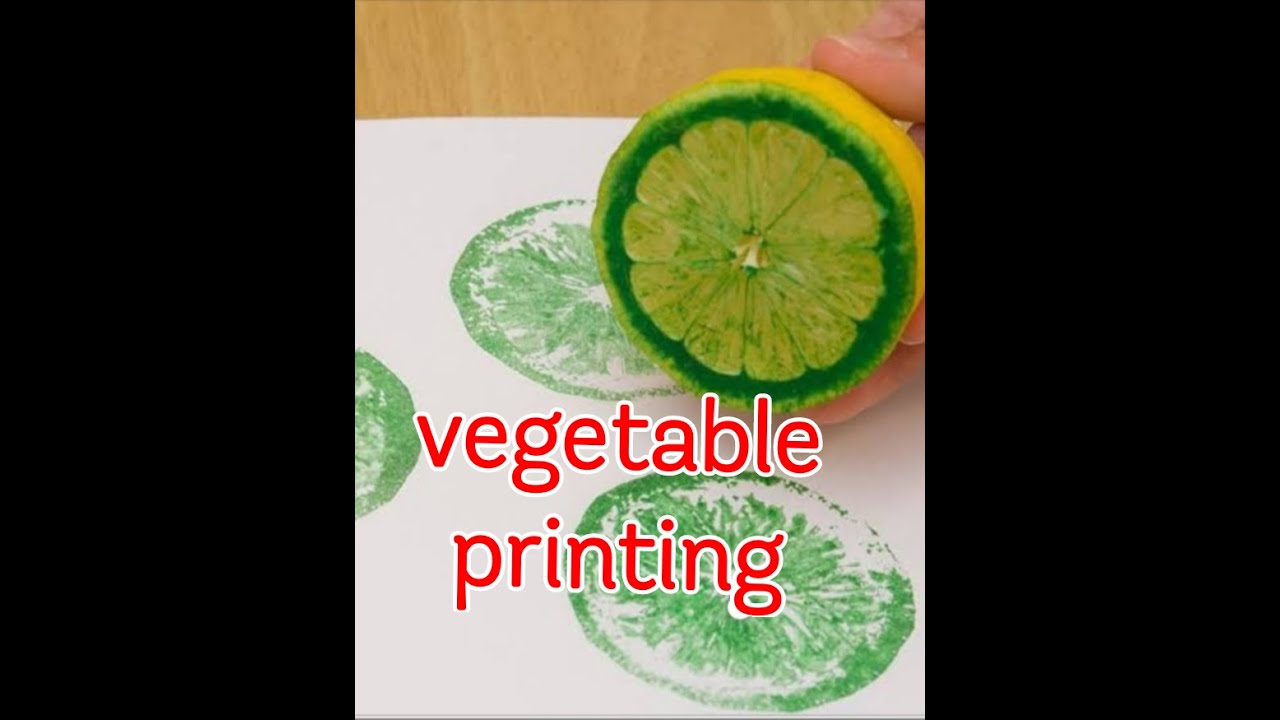 Vegetable Printing - YouTube