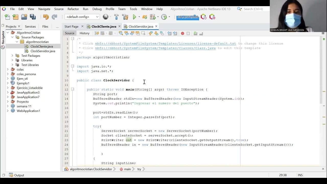 ALGORITMO DE CRISTIAN (Ejercicio) - YouTube