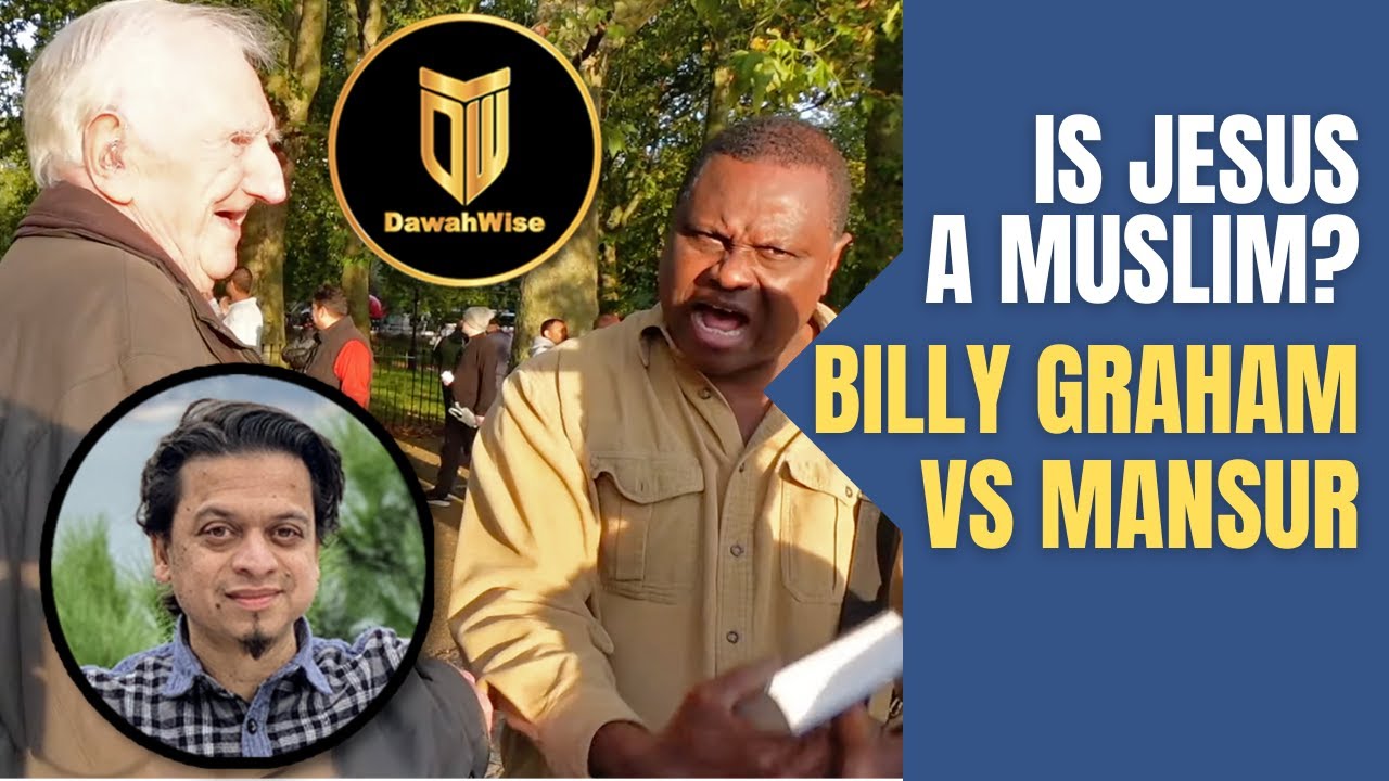 Jesus is a Muslim? | Mansur vs Billy Graham, a 90 year old Christian ...