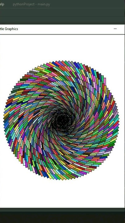 Vortex of Square 😎 with Python Turtle | #shorts #shortvideo #short #python #pythonturtle - YouTube