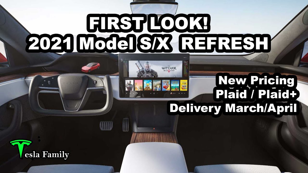 FIRST LOOK 2021 Tesla Model S / X REFRESH | New Pricing | Specs | Plaid ...