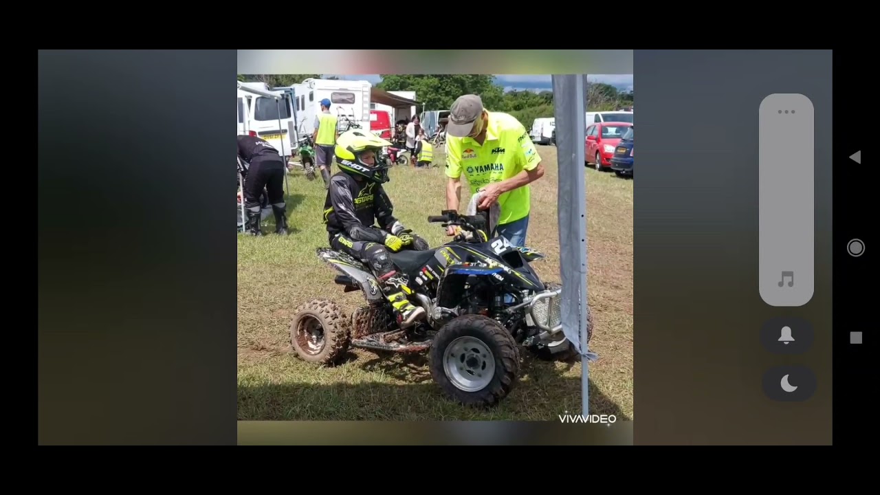 BANCYFELIN GRASSTRACK 2021 FULL RIP 100CC PRO SHARK 9 YEARS OLD - YouTube