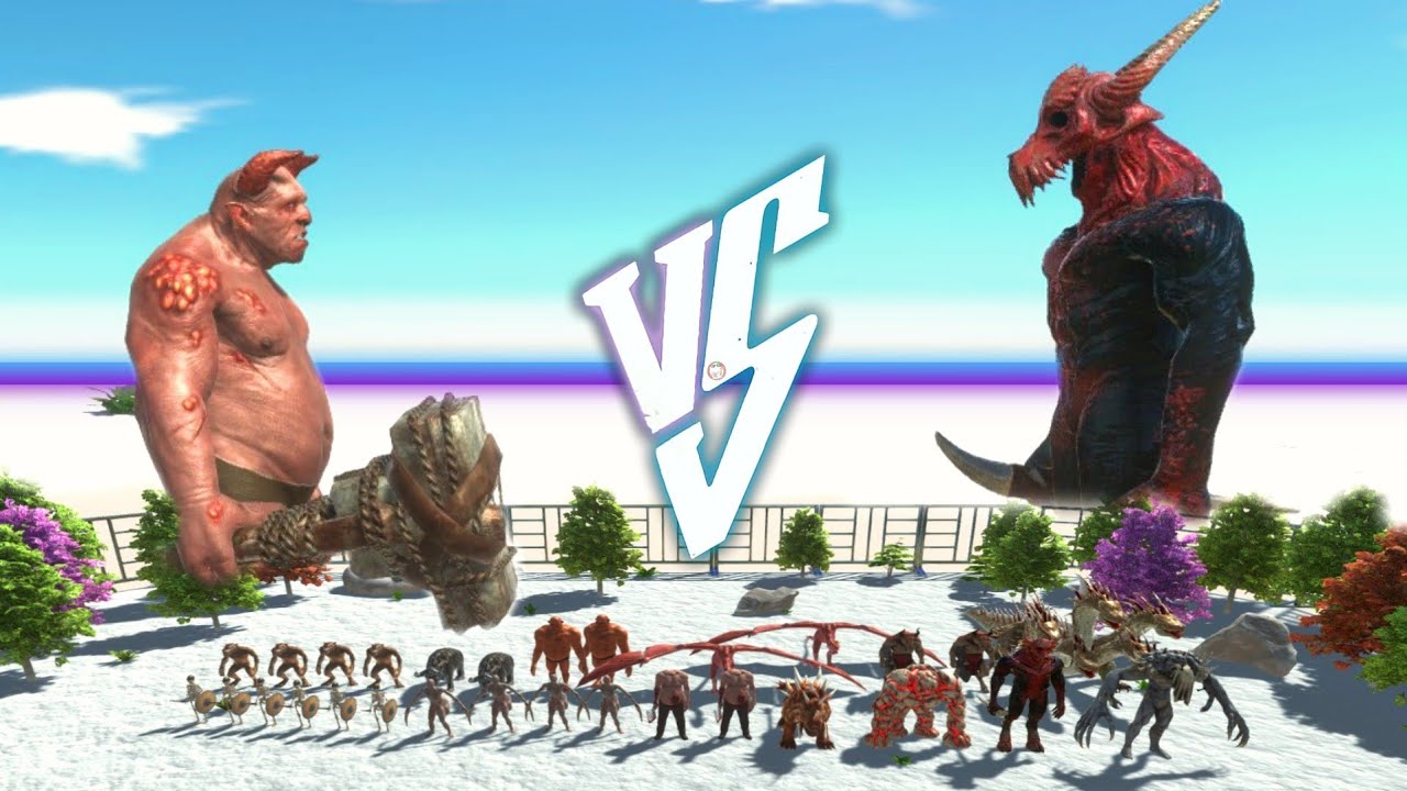 Ogre Lord Vs All Fantasy and Infernals | Animal Revolt Battle Simulator ...