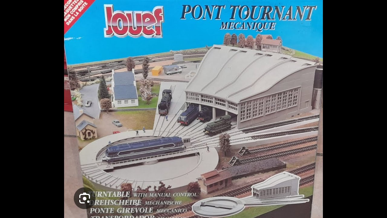 #tutoriel pont tournant jouef réf1023 2ème partie - YouTube