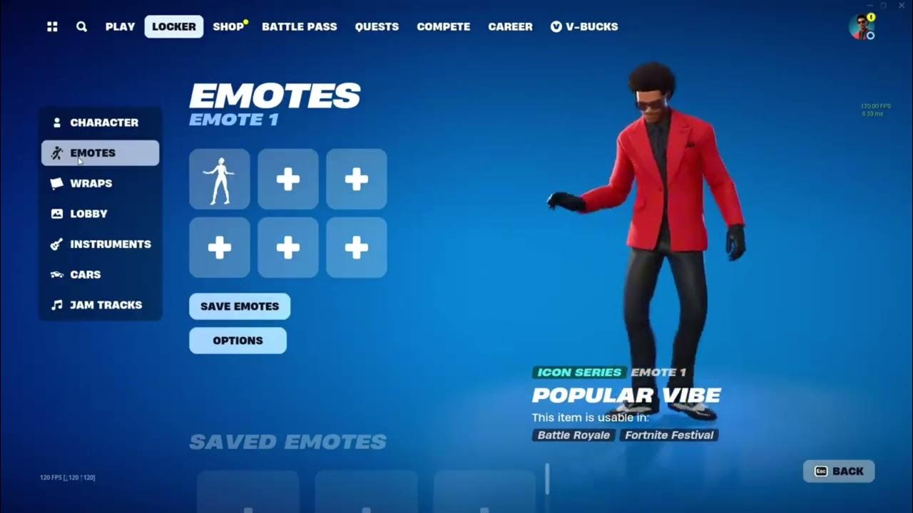 Fortnite X The Weeknd Popular Emote 🔥 Youtube