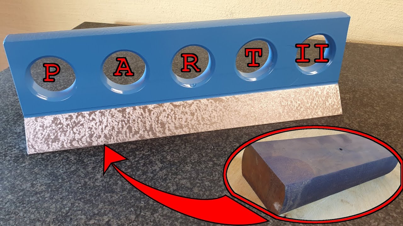 Machining of a cast iron chunk to a 50°/55° straight edge by milling ...