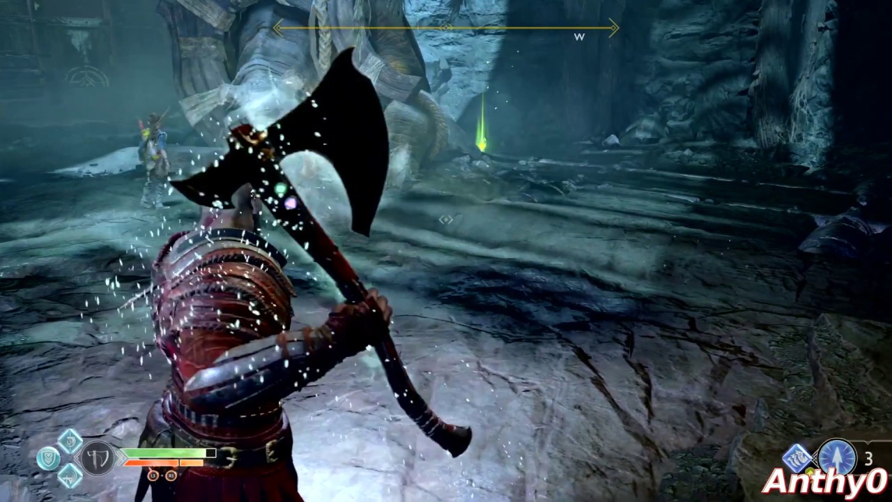 God of War (2018) - Kratos against the Purple Lizard - YouTube