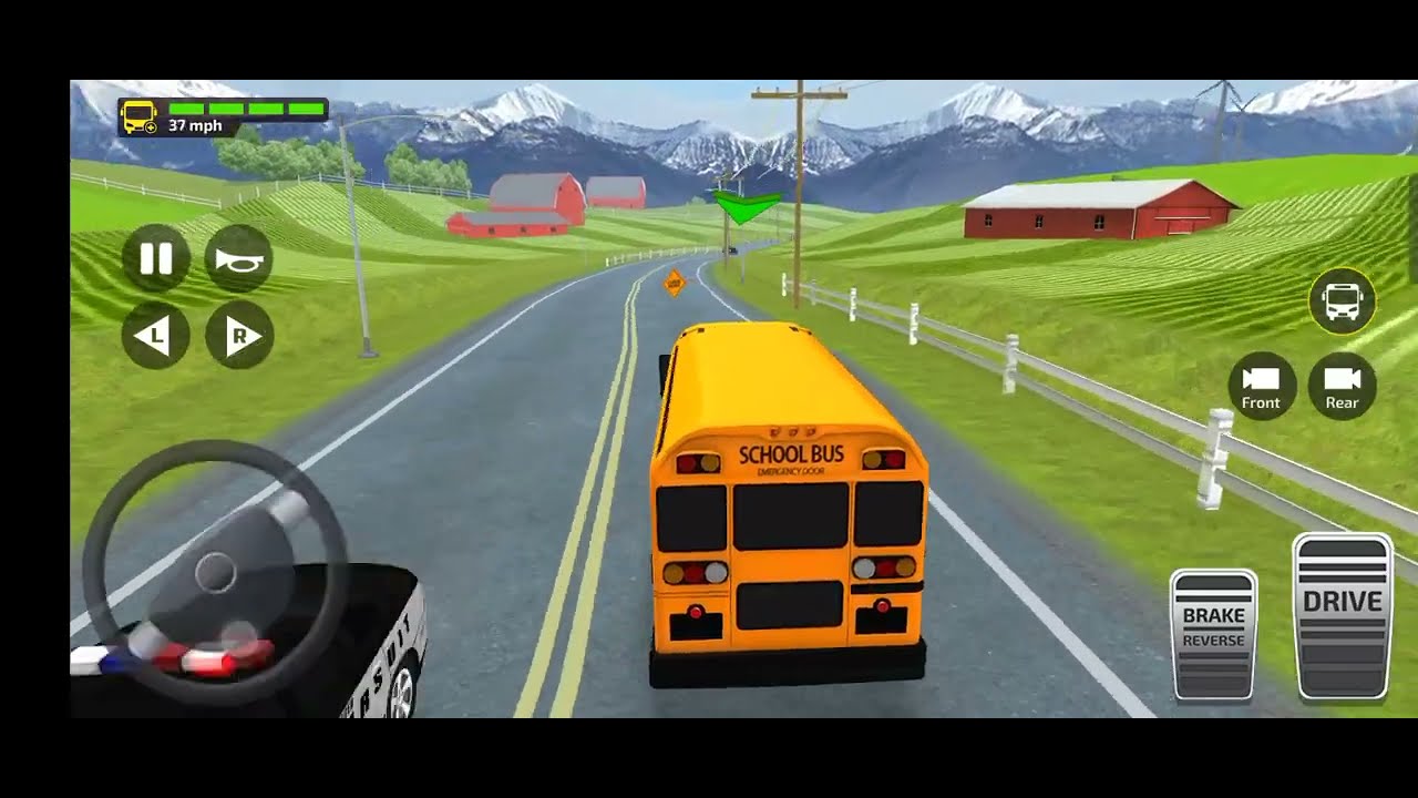 school bus simulator Driving game and - YouTube
