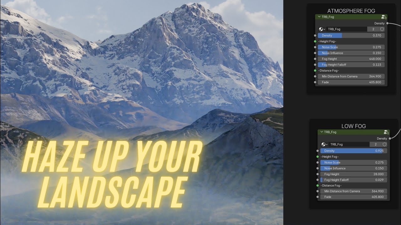 Blender Atmosphere Fog - TRB Addon Update - YouTube