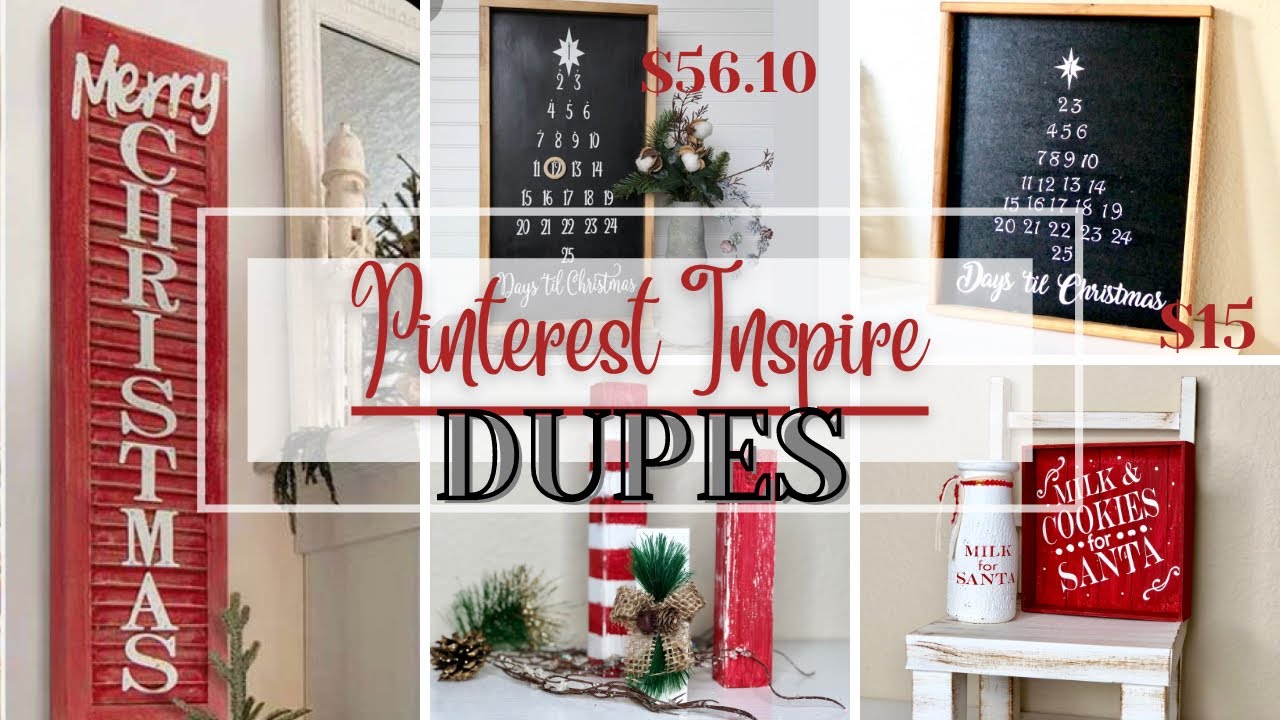 Pinterest Inspired Christmas Dupes | DIY Pinterest Dupes | Pinterest ...