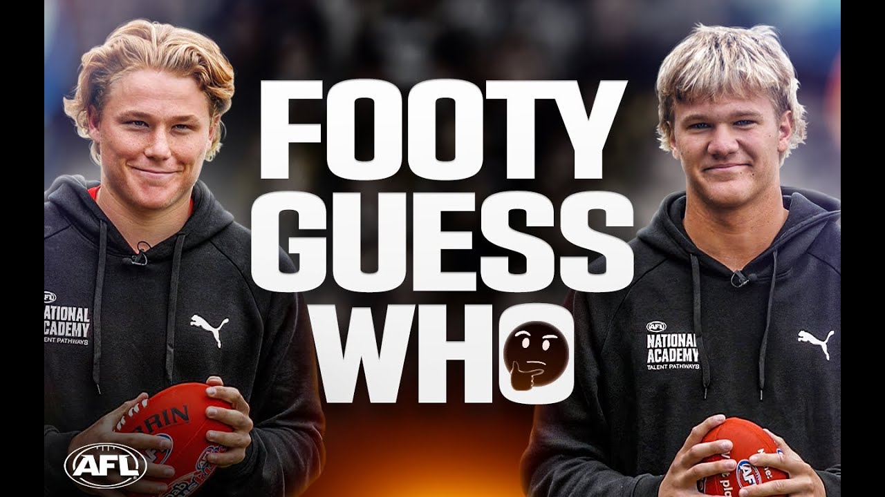 Playing Footy Guess Who with Levi Ashcroft and Tyler Welsh - YouTube