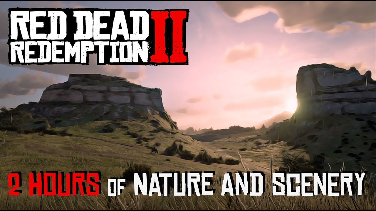 2 HOURS of Nature & Scenery | RED DEAD REDEMPTION 2 (RDR2) - YouTube