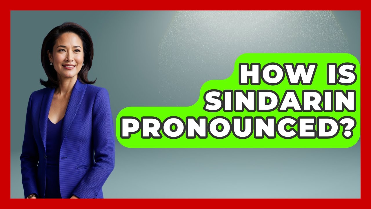 How Is Sindarin Pronounced? - Test - YouTube