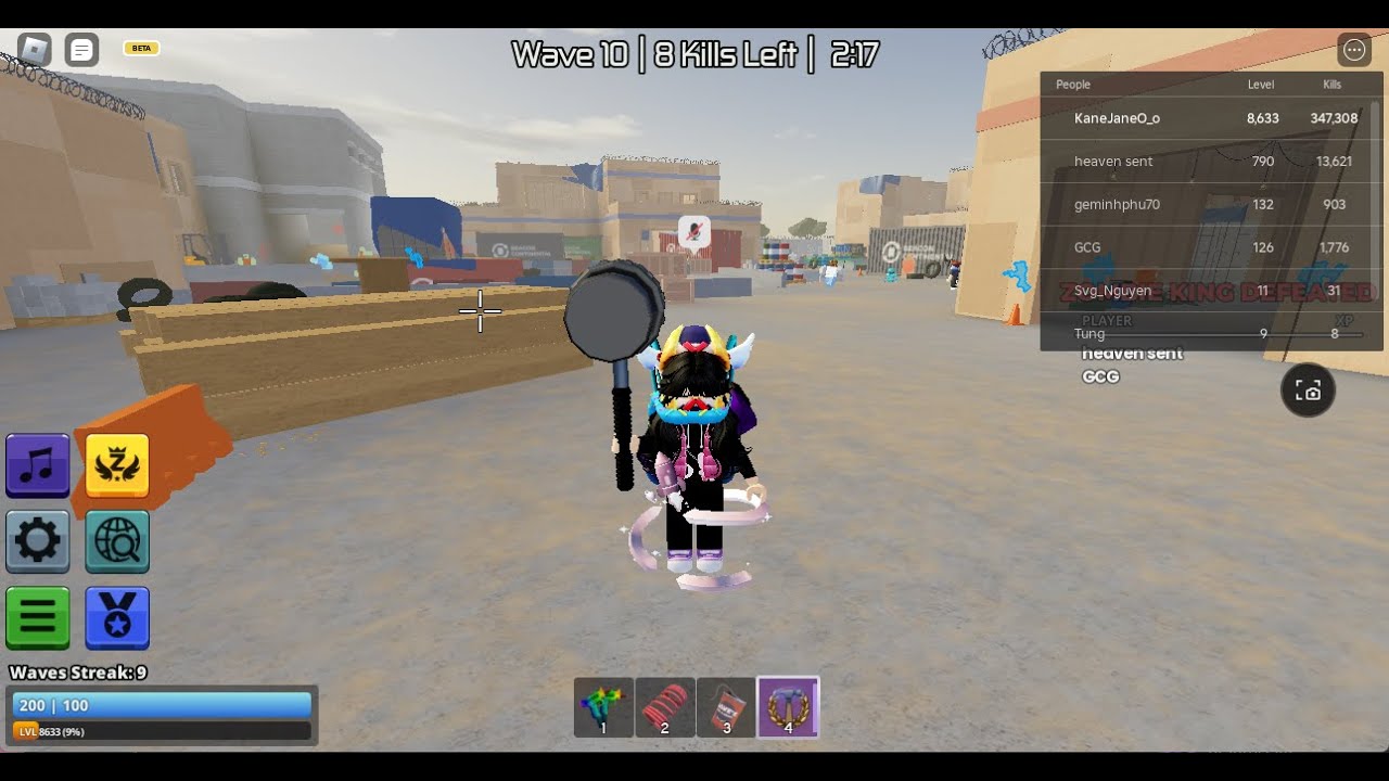 BAN HAMMER Gameplay |ROBLOX| Zombie Rush - YouTube