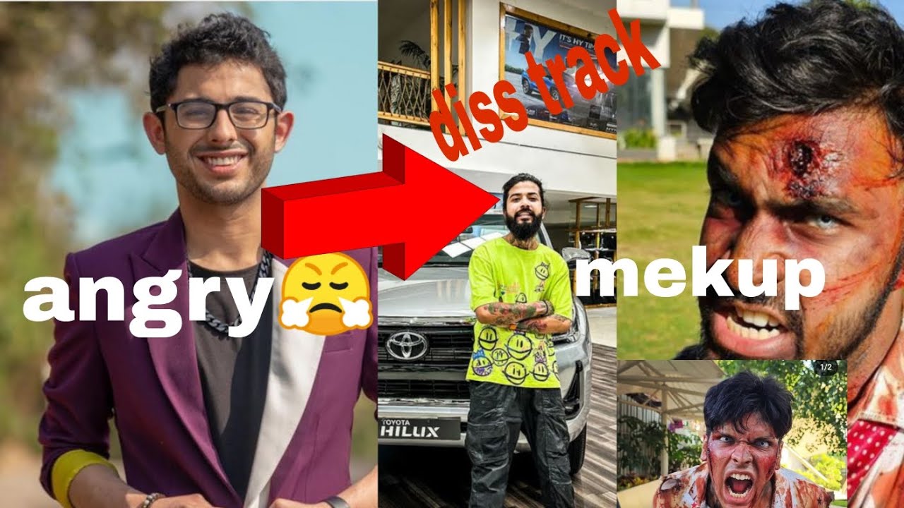Carryminati Angry😤 On Chat GTP. The Uk07 Rider Diss track 👎😡. - YouTube