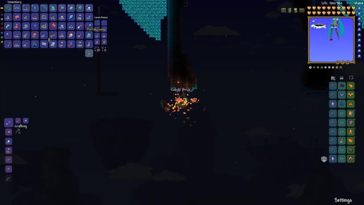 Terraria Miku Pixel Art - YouTube