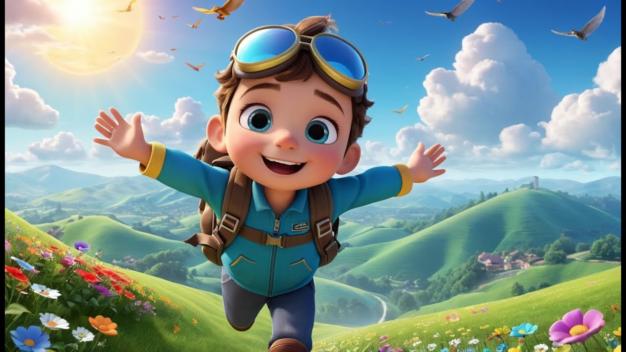 Fly, Fly So High, Up into the Sky | Fun Nursery Rhyme for Kids | Sing ...