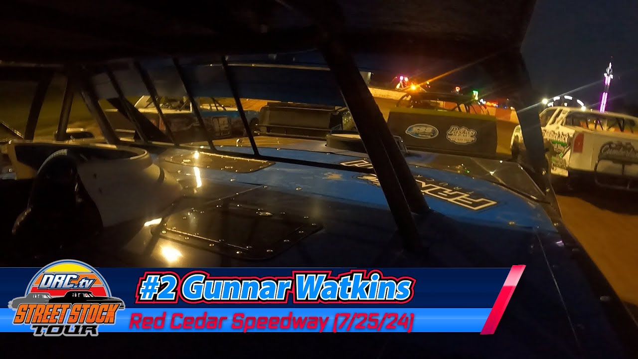 #2 Gunnar Watkins WISSOTA Street Stock On-Board @ Red Cedar (7/25/24 ...