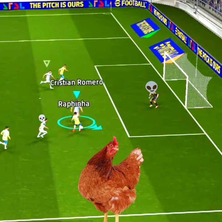 Barzil gave Argentina a chicken goal#efootball - YouTube