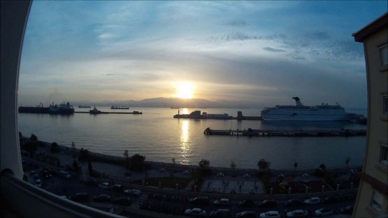 bay of gibraltar sunset- time lapse music - starlight supermen lovers ...