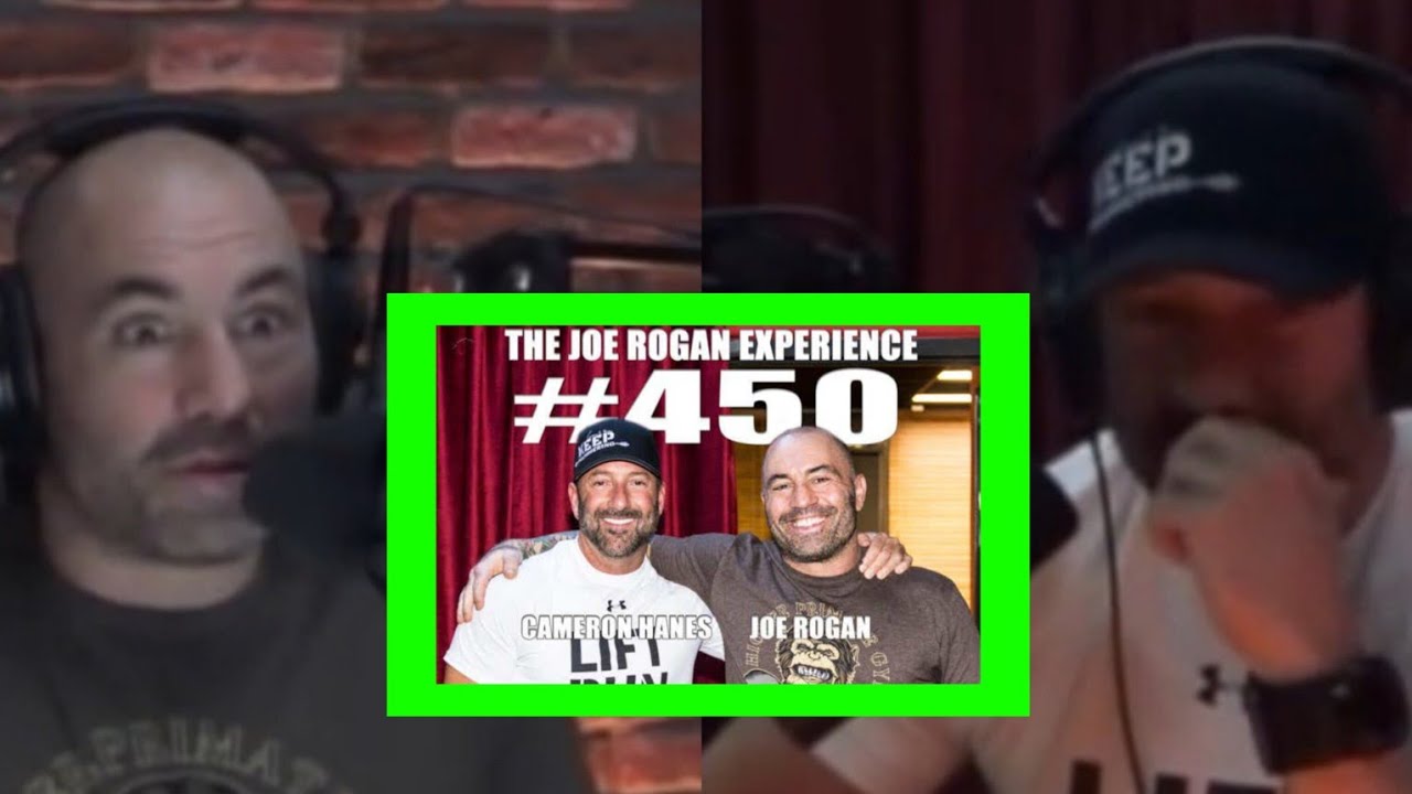 JOE ROGAN TRIGGERED BY PEOPLE TALKING ABOUT CAMERON HANES - YouTube