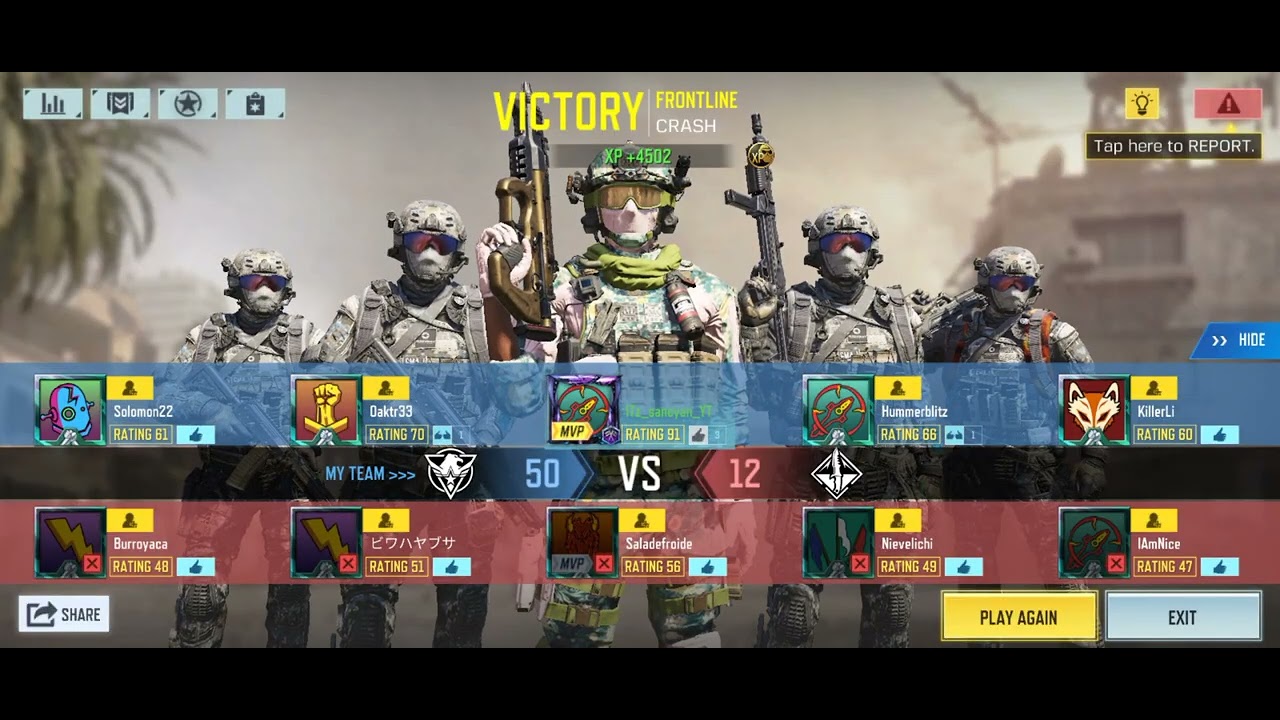 playing Call of duty mobile after a long time (multiplayer and search ...