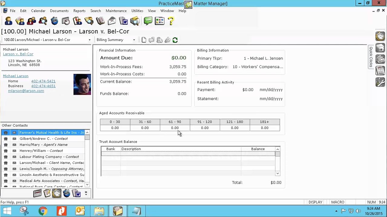 PracticeMaster eBite | Learn how to use the Billing Summary in ...