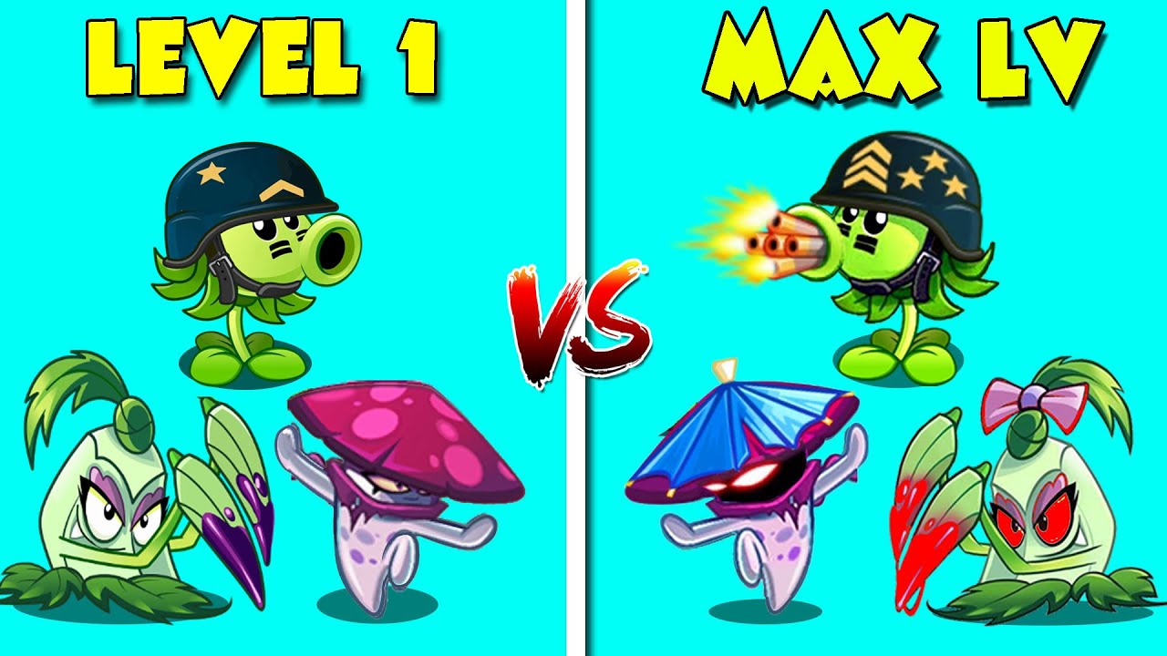 All New & Old Plants Level 1 vs Max Level - PvZ 2 Discovery Plant vs ...