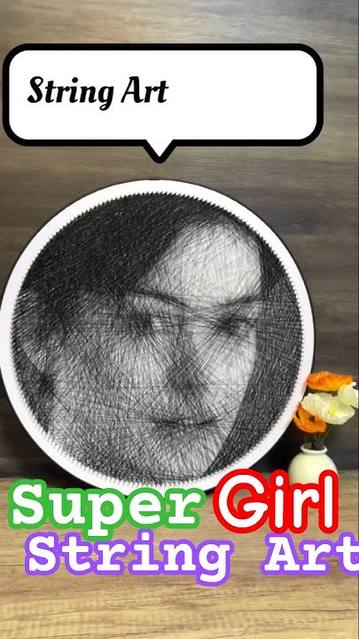 How To Make String Art/How To Make A Bracelet With String/String Art Tutorial #art #shorts - YouTube