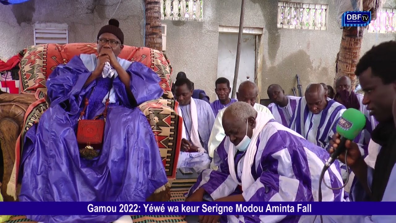 Gamou 2022: Yéwé Wakeur Serigne Modou Aminta Fall à Thiès Madina Fall ...