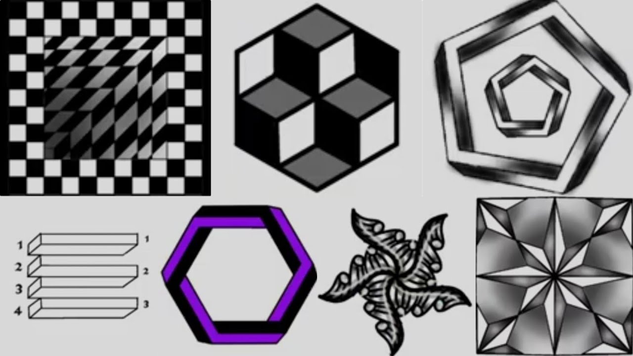 Digi optical illusions on ibispaintx • simple digital art - YouTube