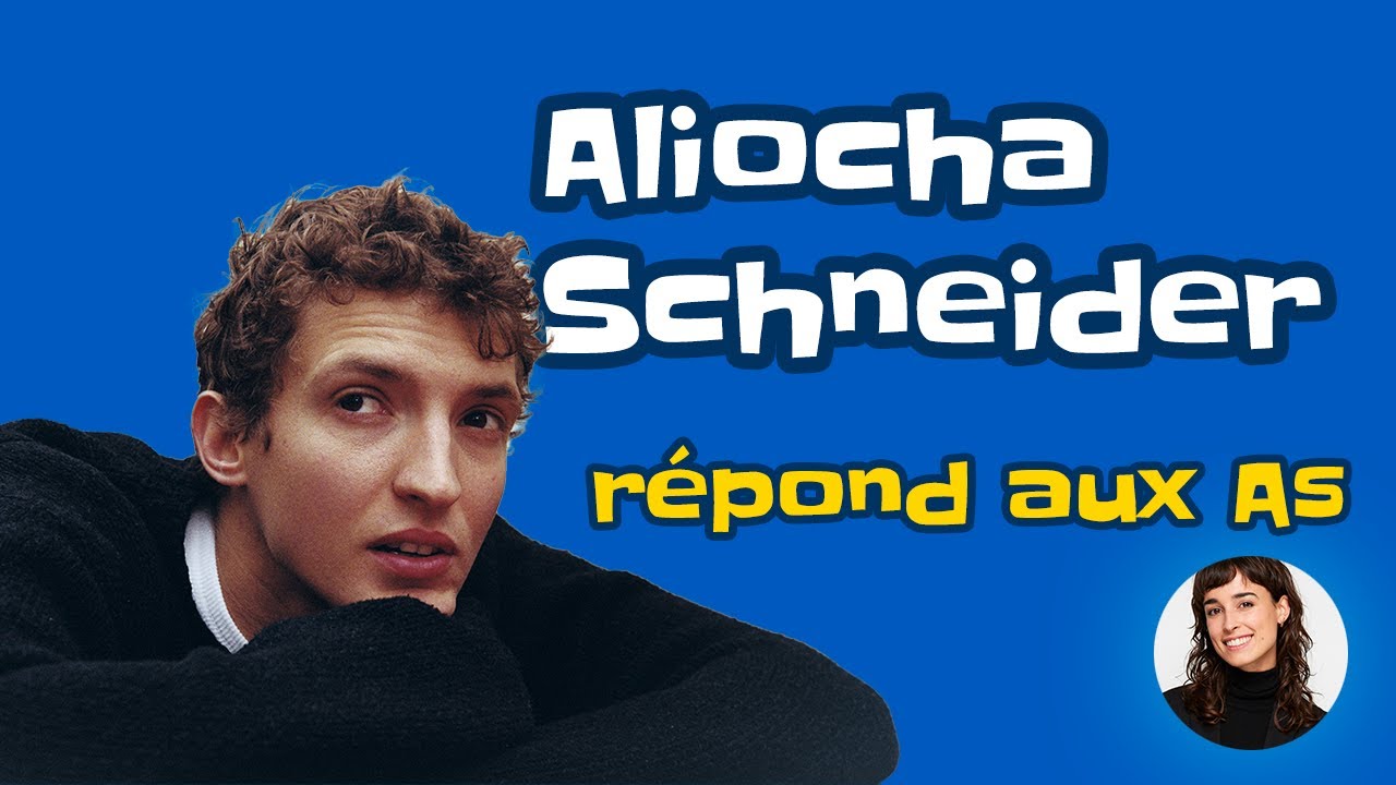 L’acteur et chanteur Aliocha Schneider répond à vos questions! - YouTube