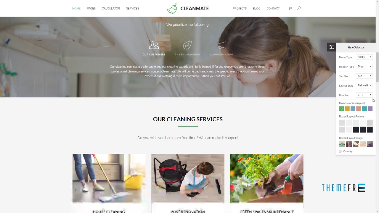 CleanMate - Cleaning Company Maid Gardening WordPress Theme - YouTube