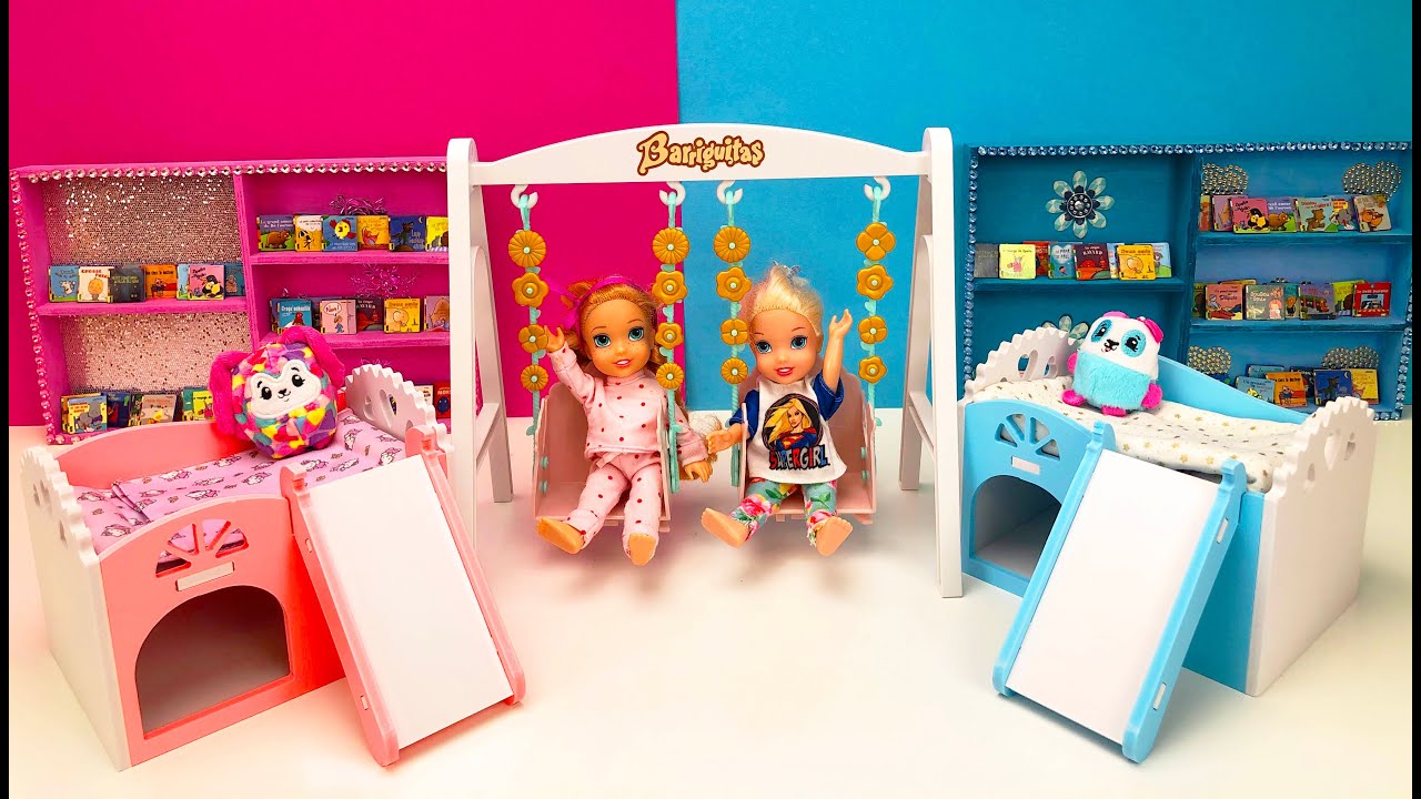 Elsa and Anna toddlers big challenge at the sleepover - YouTube